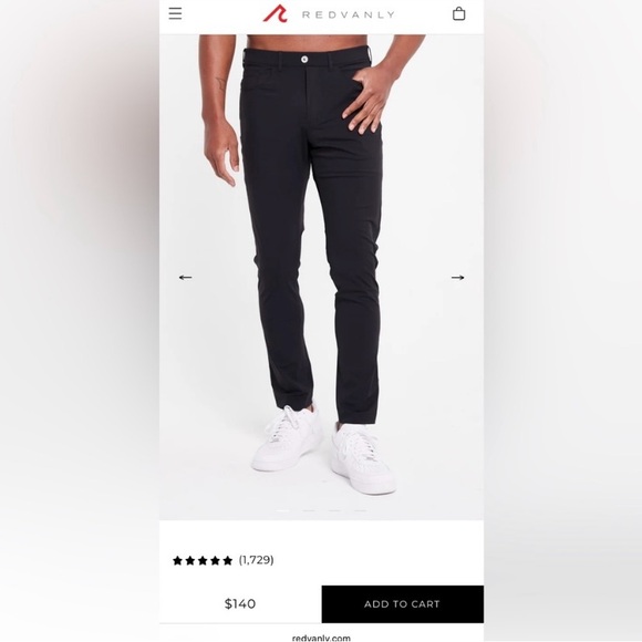 Redvanly | Pants | Brand New Redvanly Kent Pullon Trouser In Tuxedo 3 ...